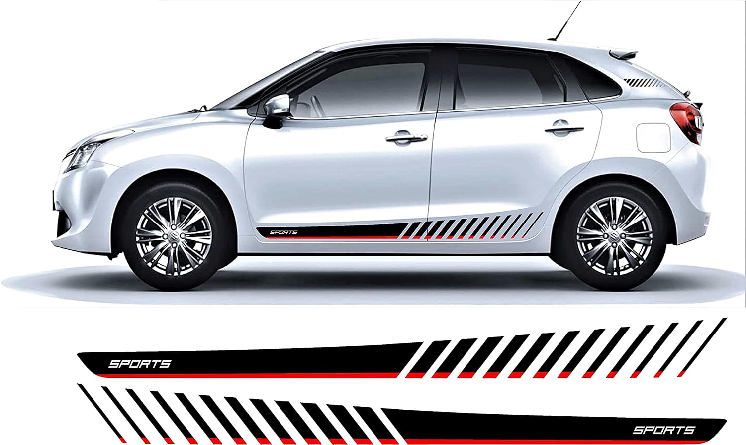 Car Side Decals(Universal) for All Cars 1 Decals : Amazon.in: Car ...