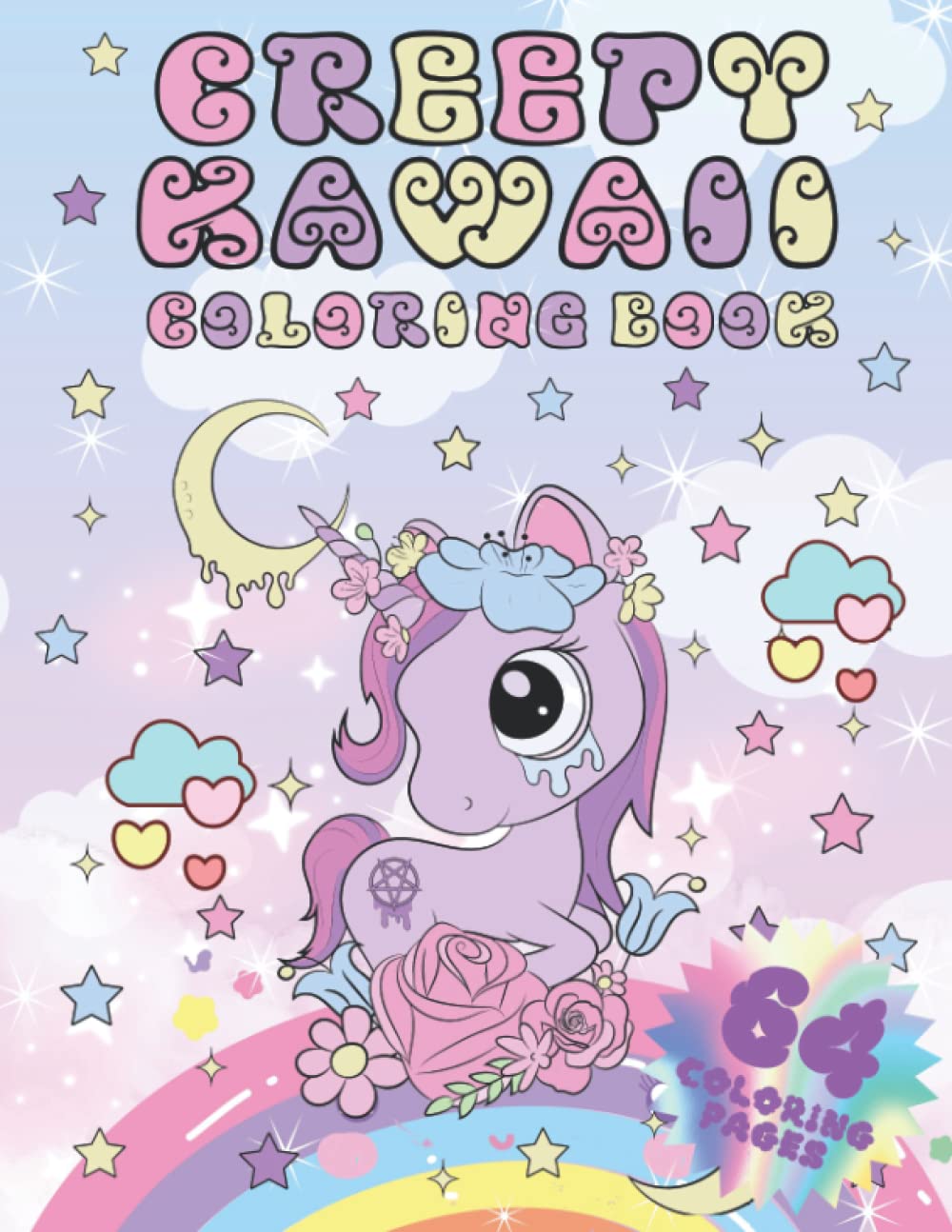 Buy Creepy Kawaii Coloring Book: Cute and Adorable Pastel Goth Horror ...