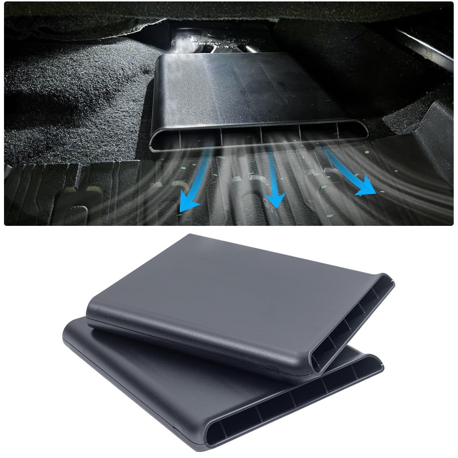 Amazon.com: TOPINSTALL for Rear Passenger Vent Deflectors Compatible ...