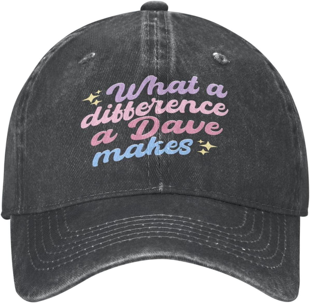 Amazon.com: What A Difference A Dave Makes Hat for Men Baseball Hats ...