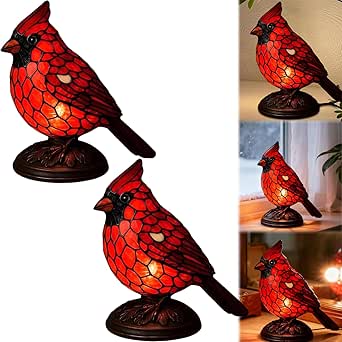 Amazon.com: Sheremart Cardinal Lamp, Cardinal Bird Lamp, Fanyil ...