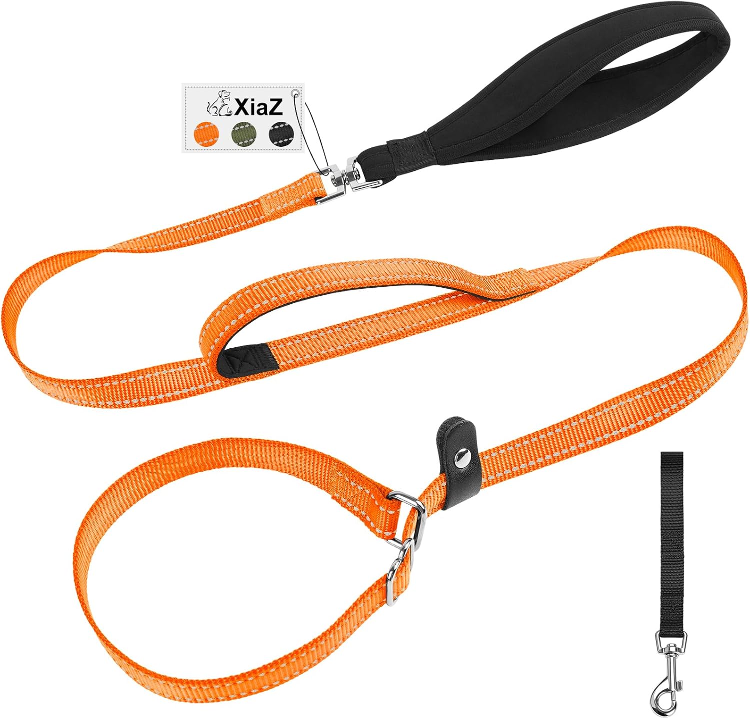 Amazon.com : XiaZ 6FT Dog Leash with Comfortable Flat Collar and Soft ...