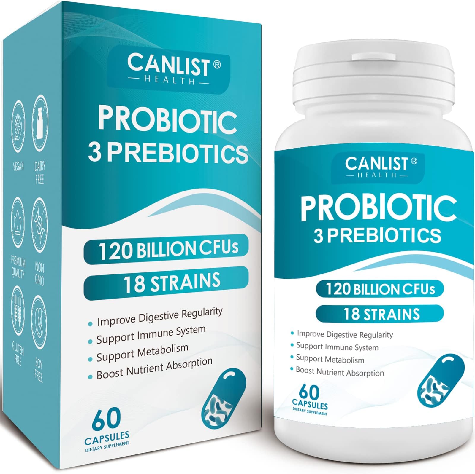 Amazon.com : GNC Probiotic Complex Daily Need with 1 Billion CFUs, 100 ...
