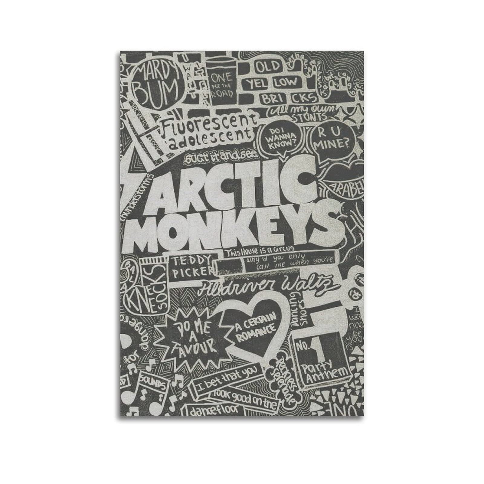 Arctic Monkeys Floral Logo