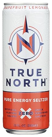 Amazon.com : True North Pure Energy Seltzer, Grapefruit Lemonade, 12 Oz ...