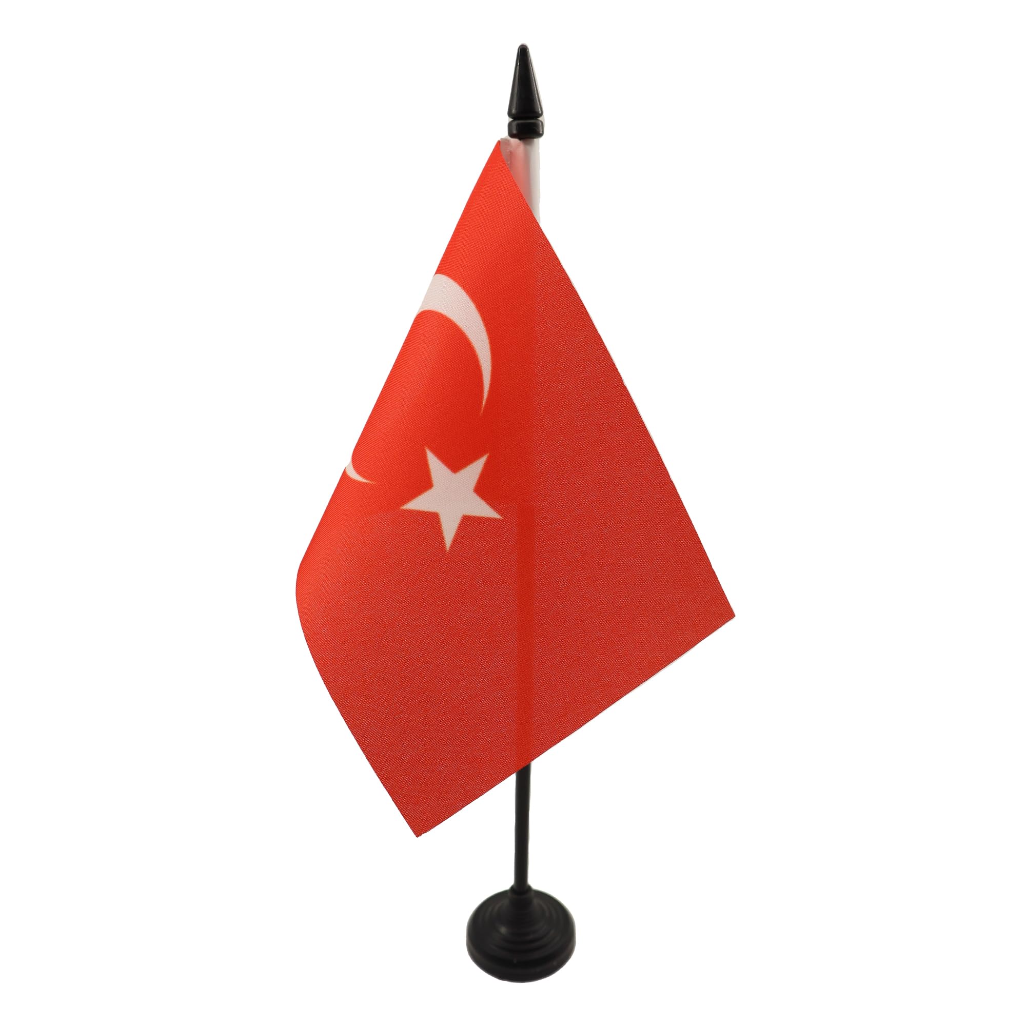 AZ FLAG - Turkey Table Flag 4'' x 6'' - Turkish Office Flag 100% ...