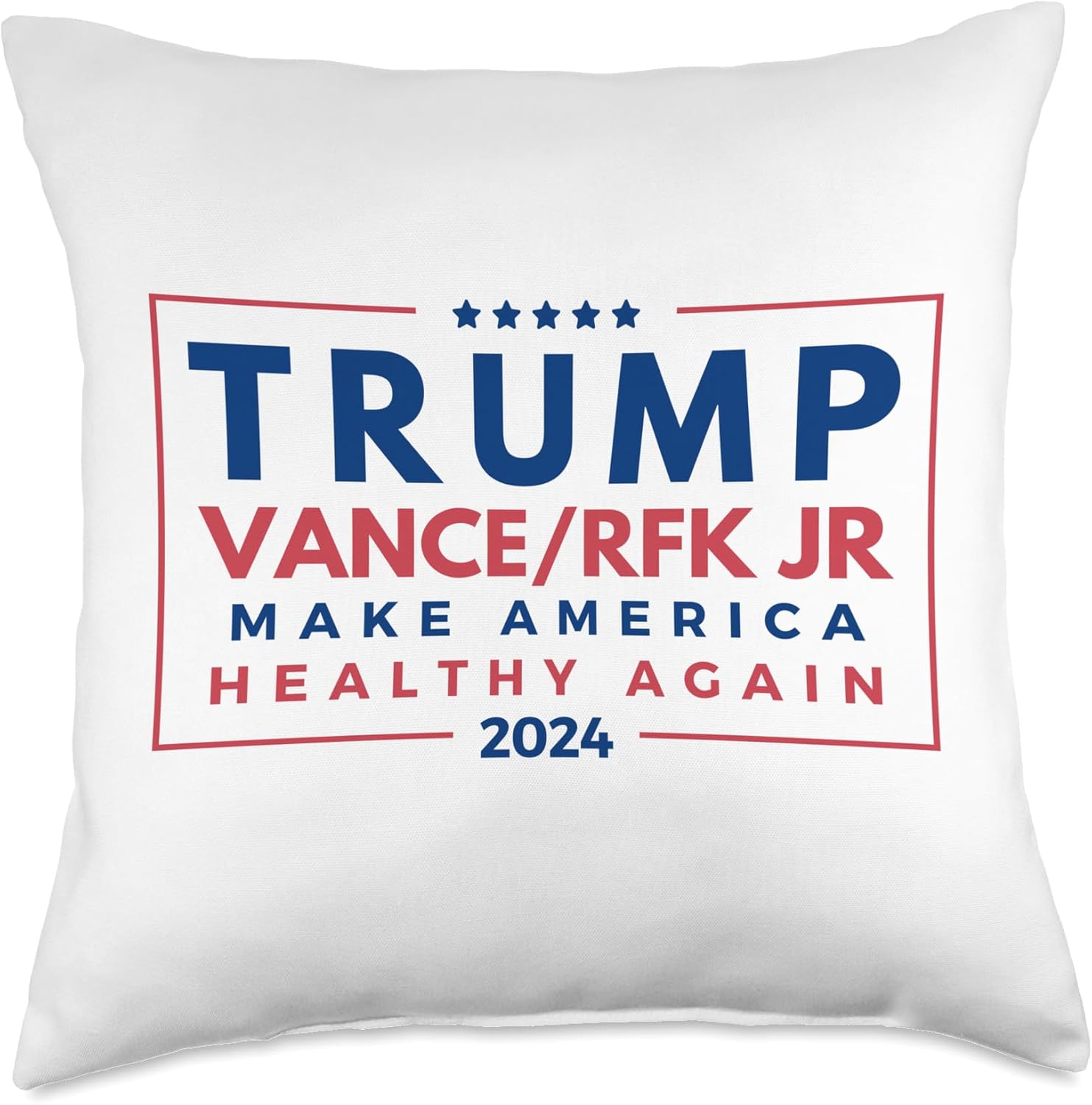 Amazon.com: Trump Vance RFK Jr Make America Healthy Again Throw Pillow ...