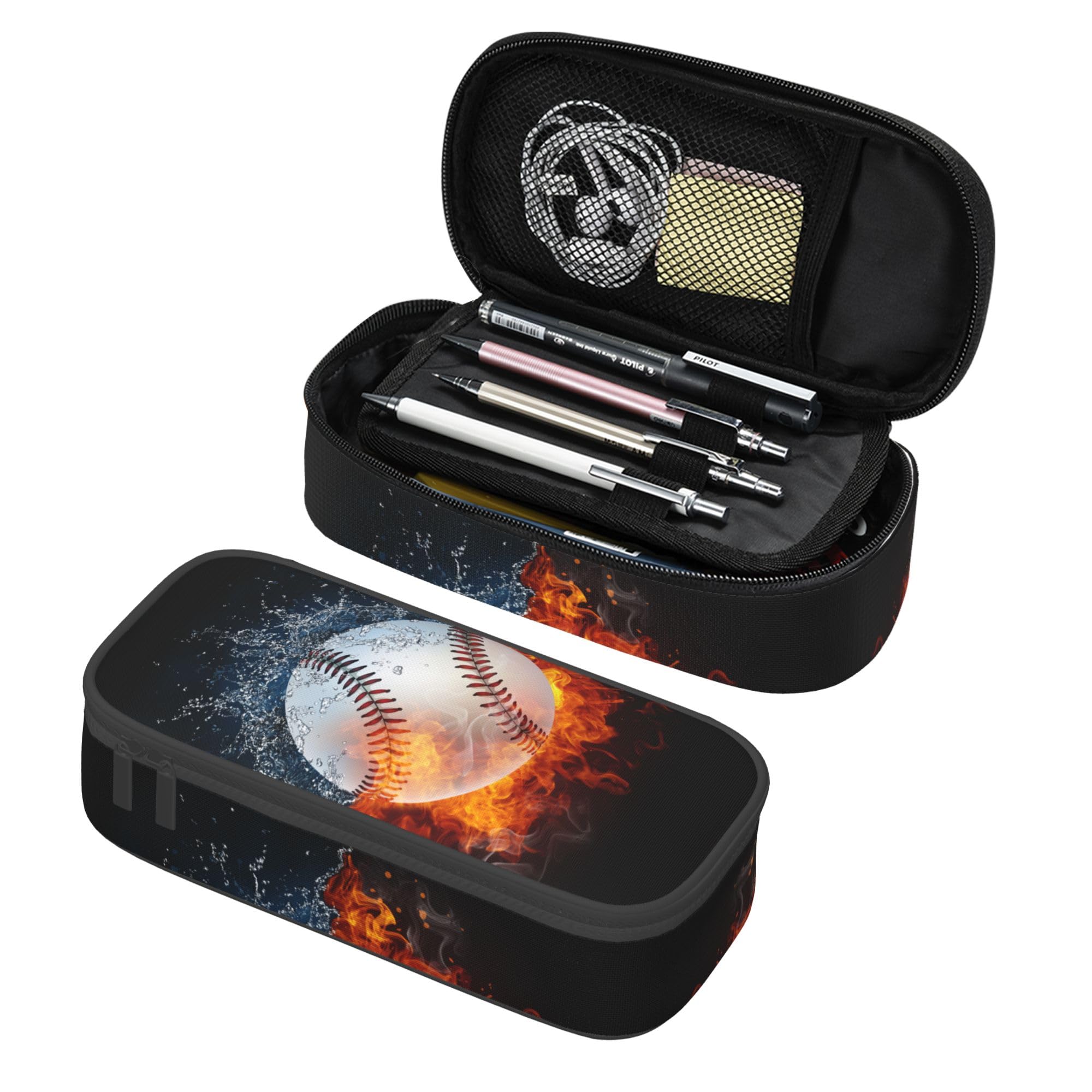 Amazon.com: YIJIUWKIS Sports-Themed Baseball Pencil Case for Kids Boys ...