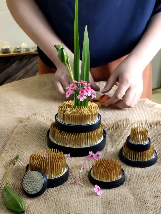 Watch Flower Arranger Holder Pin Fixed Arranging Tool on Amazon Live