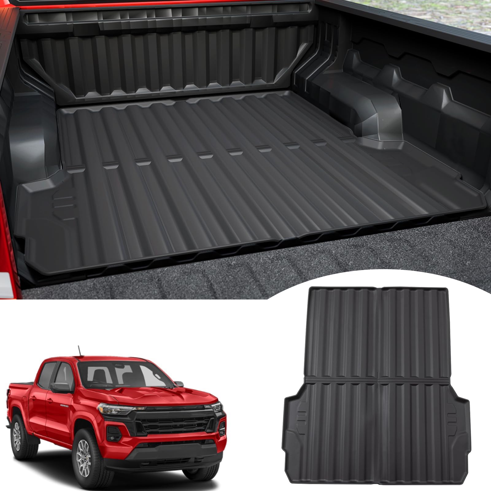 Amazon.com: Lasfit Truck Bed Mat Fits for Chevrolet Chevy Colorado/GMC ...