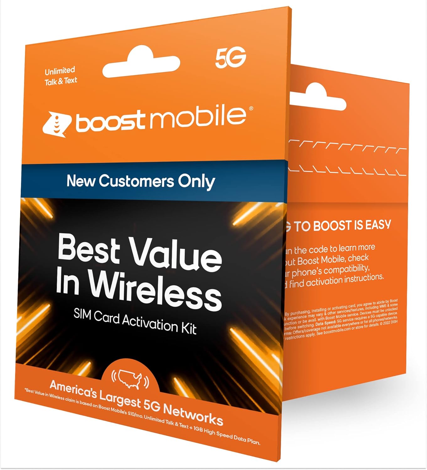 Amazon.com: Boost Mobile Prepaid SIM Card | Unlimited Talk & Text ...