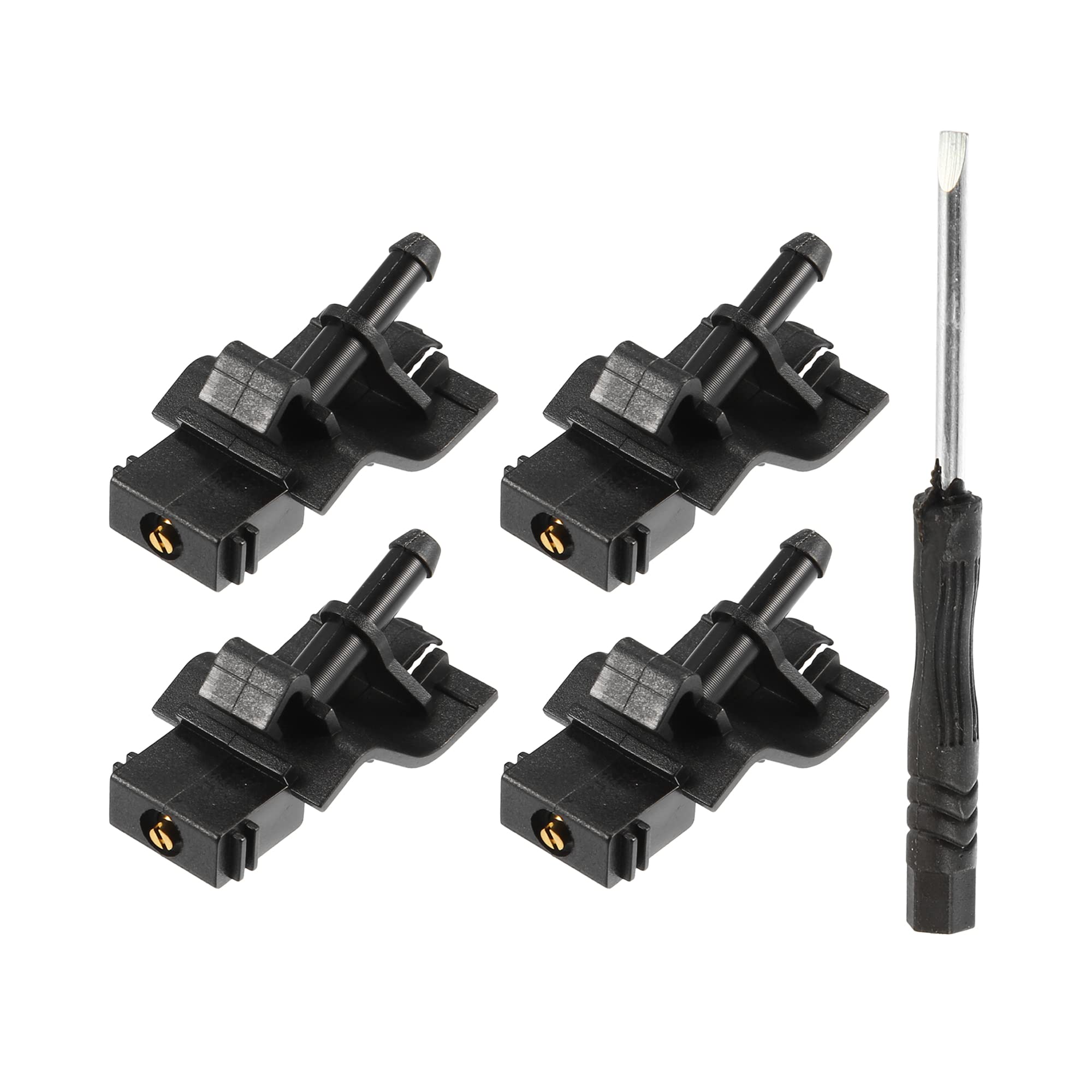 Amazon.com: X AUTOHAUX 4pcs Windshield Washer Nozzle Kit with ...