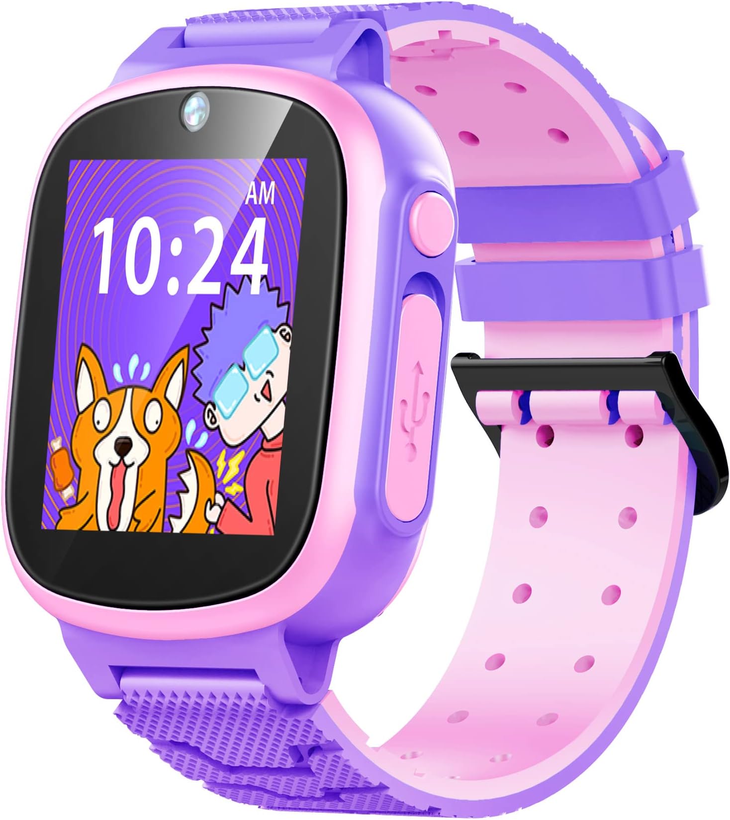 Amazon.com: PlayZoom Kids Smartwatch with Bluetooth Headphone Set - Fun ...