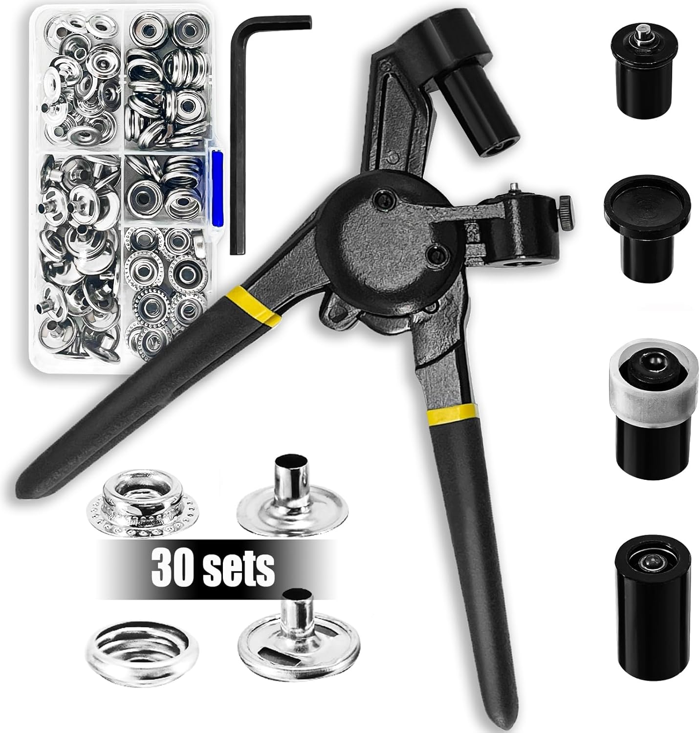 Amazon.com: Loyala Heavy Duty Snap Fastener Tool, Upgraded Version Snap ...