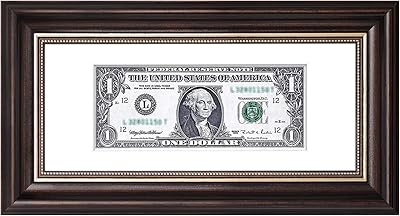 Amazon.com - ELSKER&HOME Dollar Bill Frame with Black Matting, Easel ...