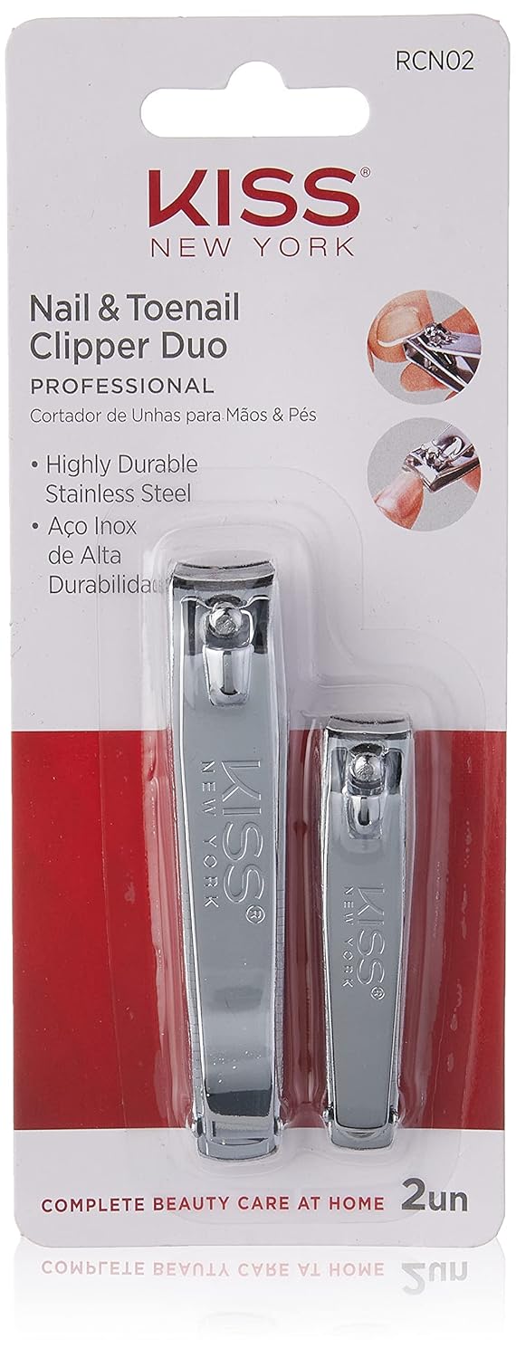 Amazon.com : Kiss Nail and Toenail Clipper Duo : Each : Beauty ...