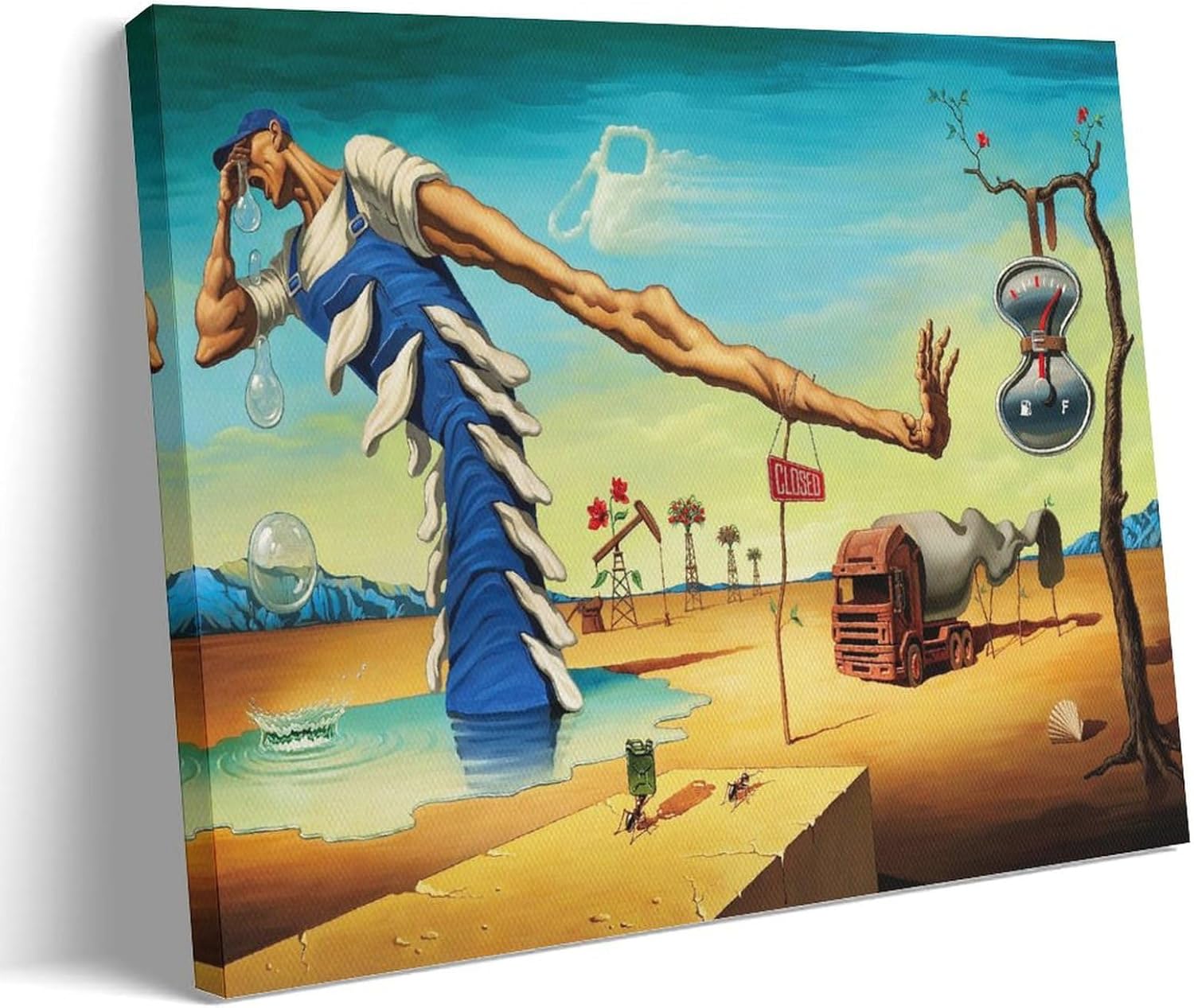 Amazon.com: Jkeyfody Salvador Dali Surrealism Posters High Temperature ...