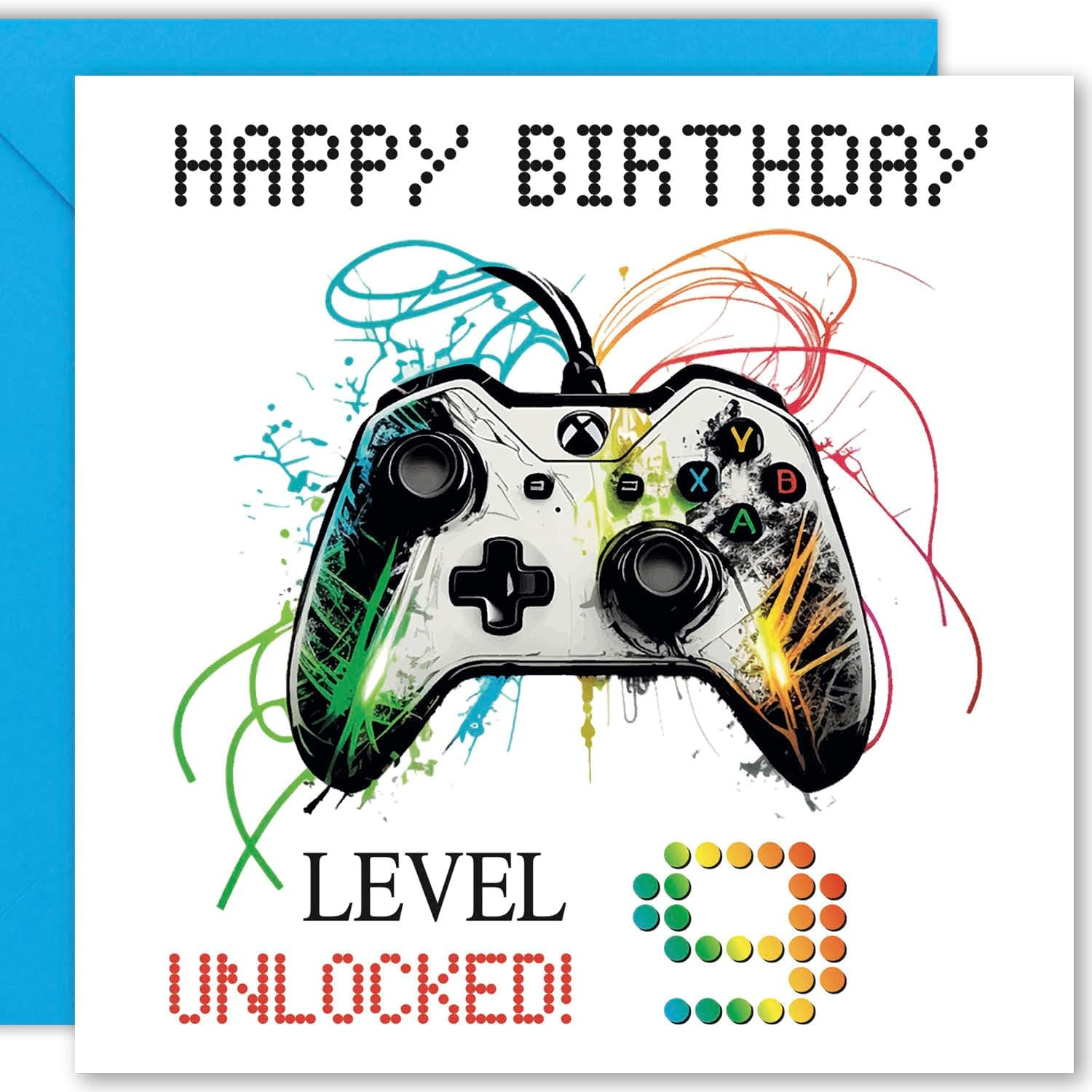 Cult Kitty Level 9th - Milestone Age Gaming, Gamer Birthday Card for a ...