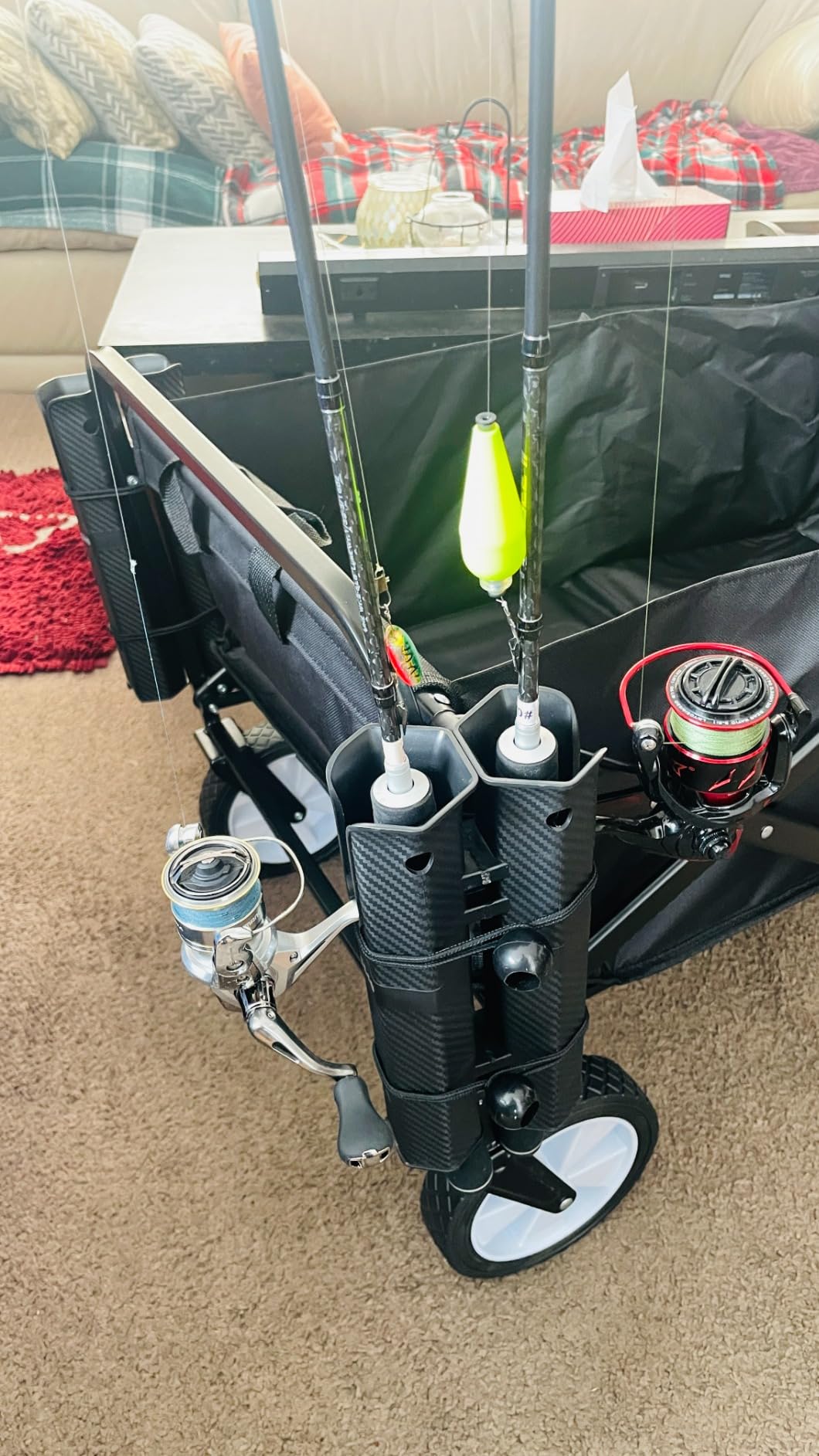 Amazon.com: Plastic Fishing Rod Holders Racks for Boat, Tube Fishing ...