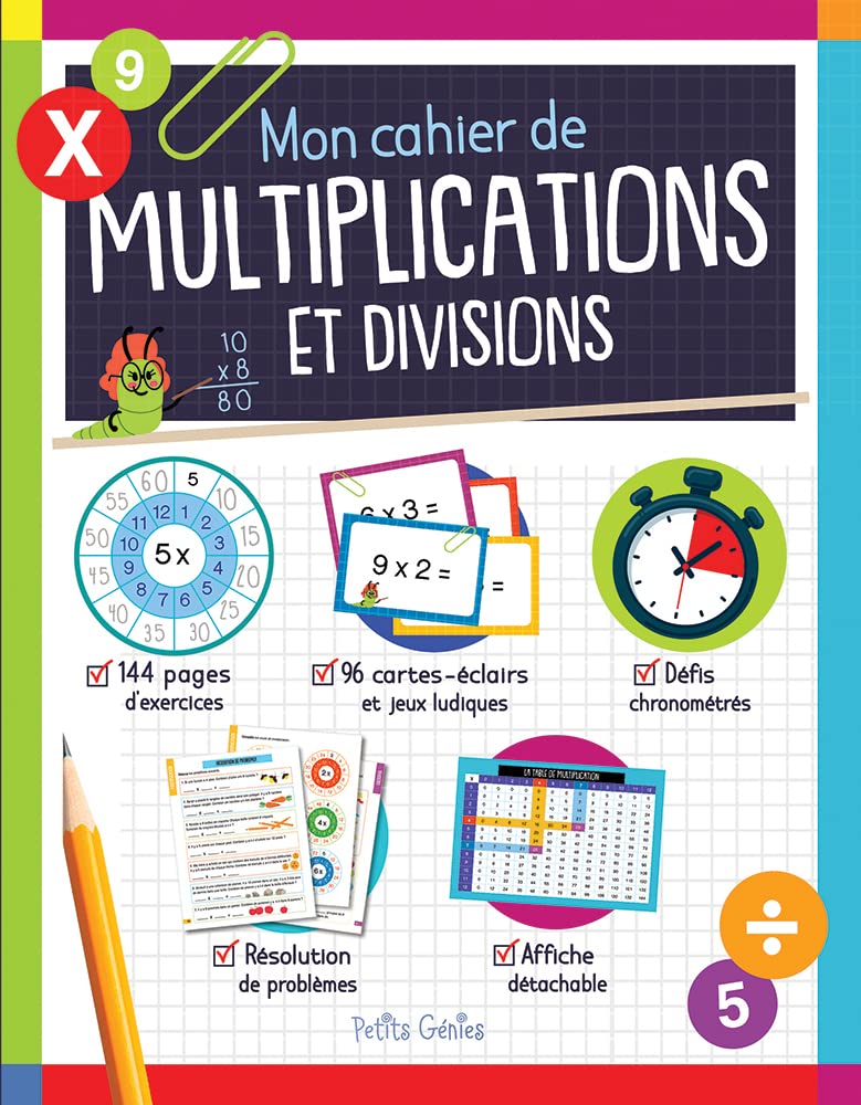 Mon cahier de multiplications et divisions : Collectif: Amazon.ca: Books