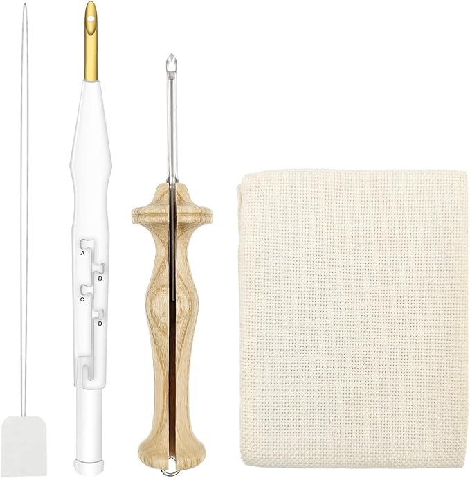 Amazon.com: Hand U Journey Punch Needle Kit Regular Adjustable Rug Yarn ...