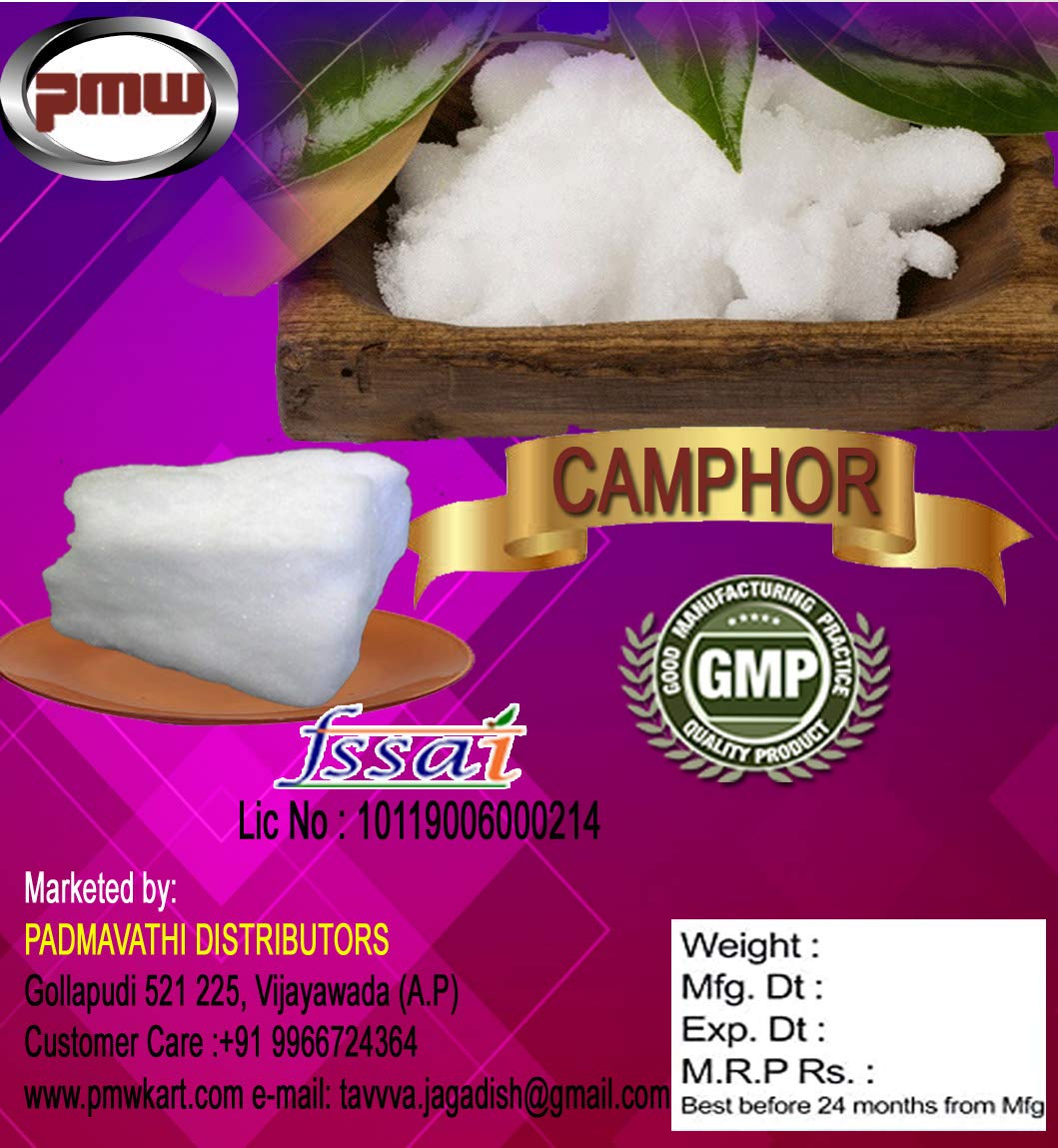 Pmw - Grade A Quality - Premium Camphor Edible Camphor 1 Kilo in A Jar ...