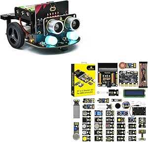 Amazon.com: KEYESTUDIO Micro:bit V2 Robot + 37 Sensors Starter Kit for Microbit : Electronics