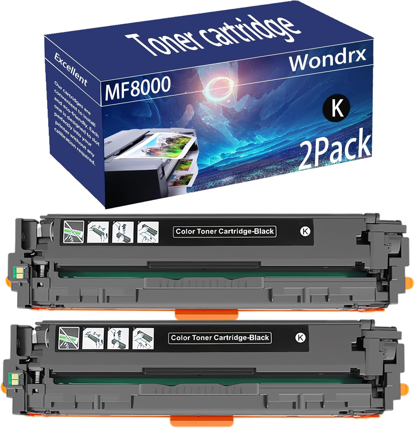 Amazon.com: MF8000 Toner Cartridge for Canon MF8000, High Yield 2200 ...
