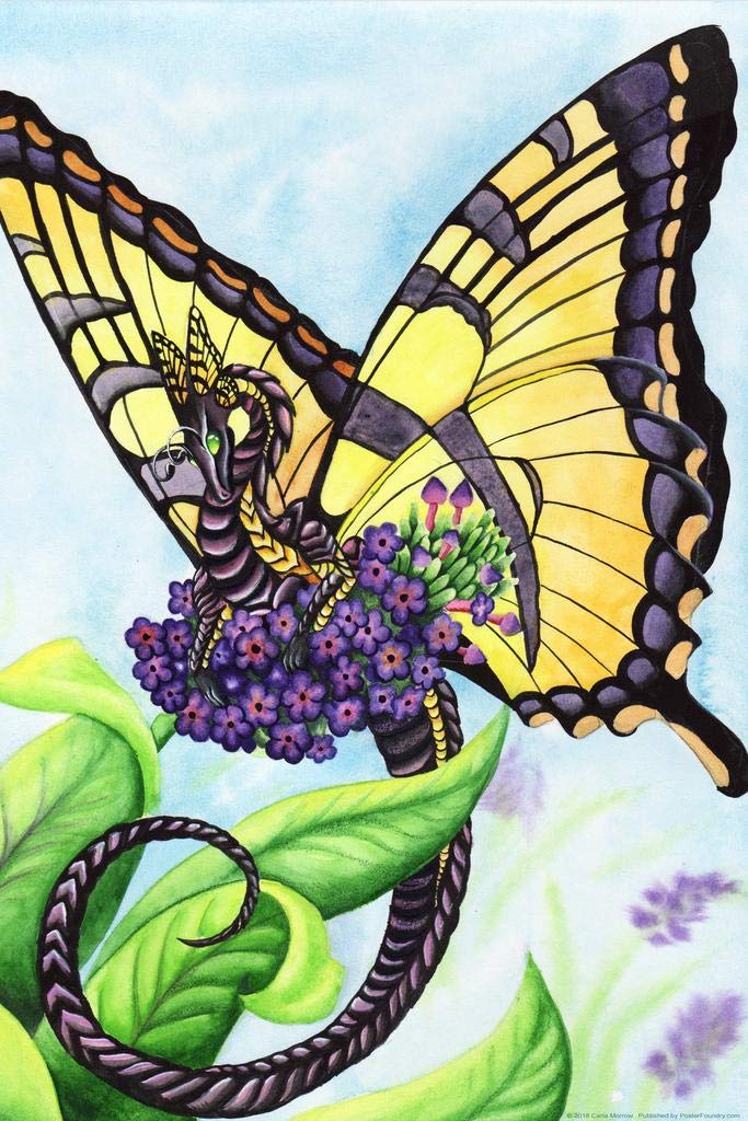 Amazon.com - Laminated The Tiger Monarch Butterfly Dragon by Carla ...