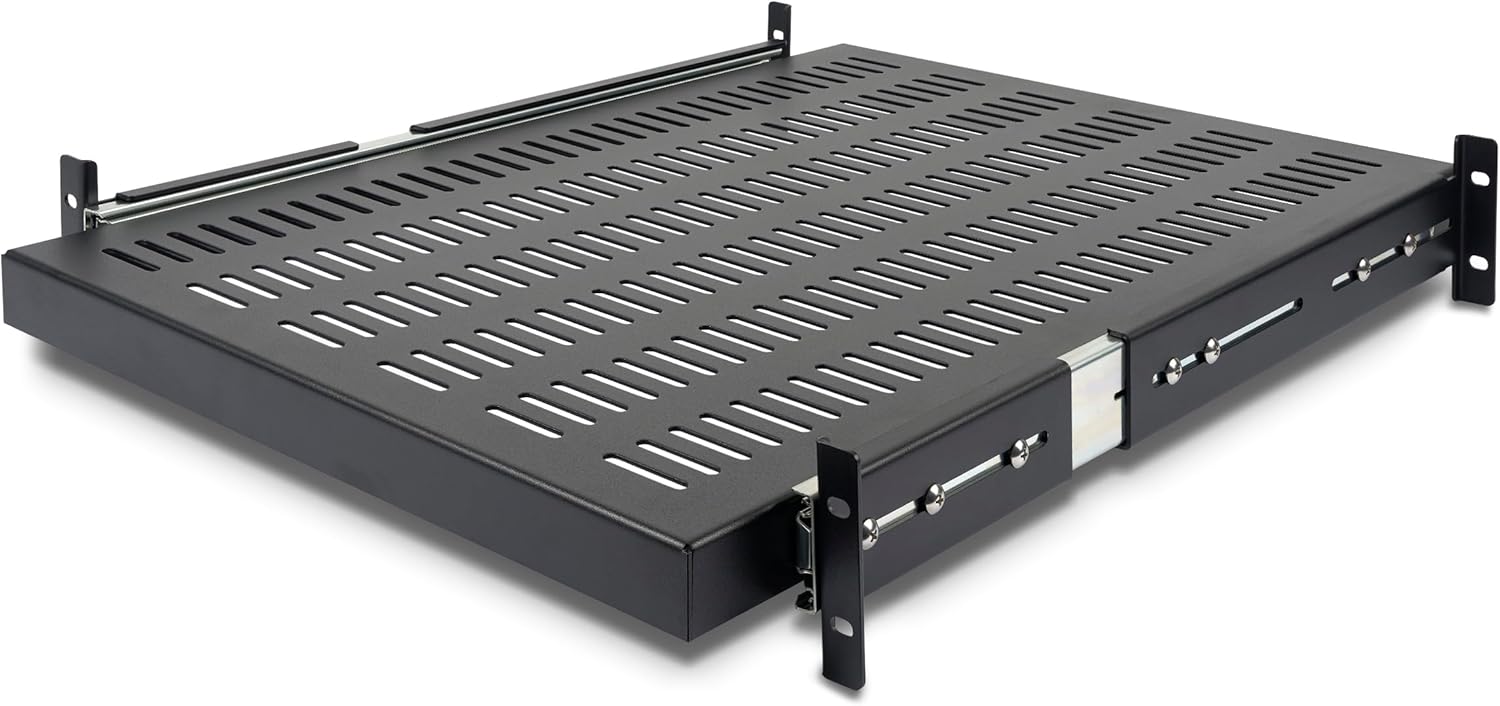 Amazon.com: StarTech.com 2U Sliding Server Rack Mount Shelf - 20 to ...