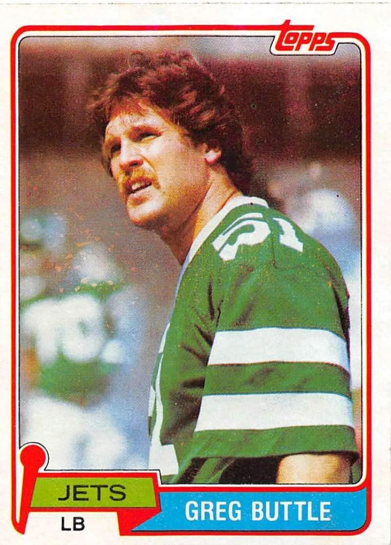 Amazon.com: 1981 Topps Football #285 Greg Buttle New York Jets Official ...