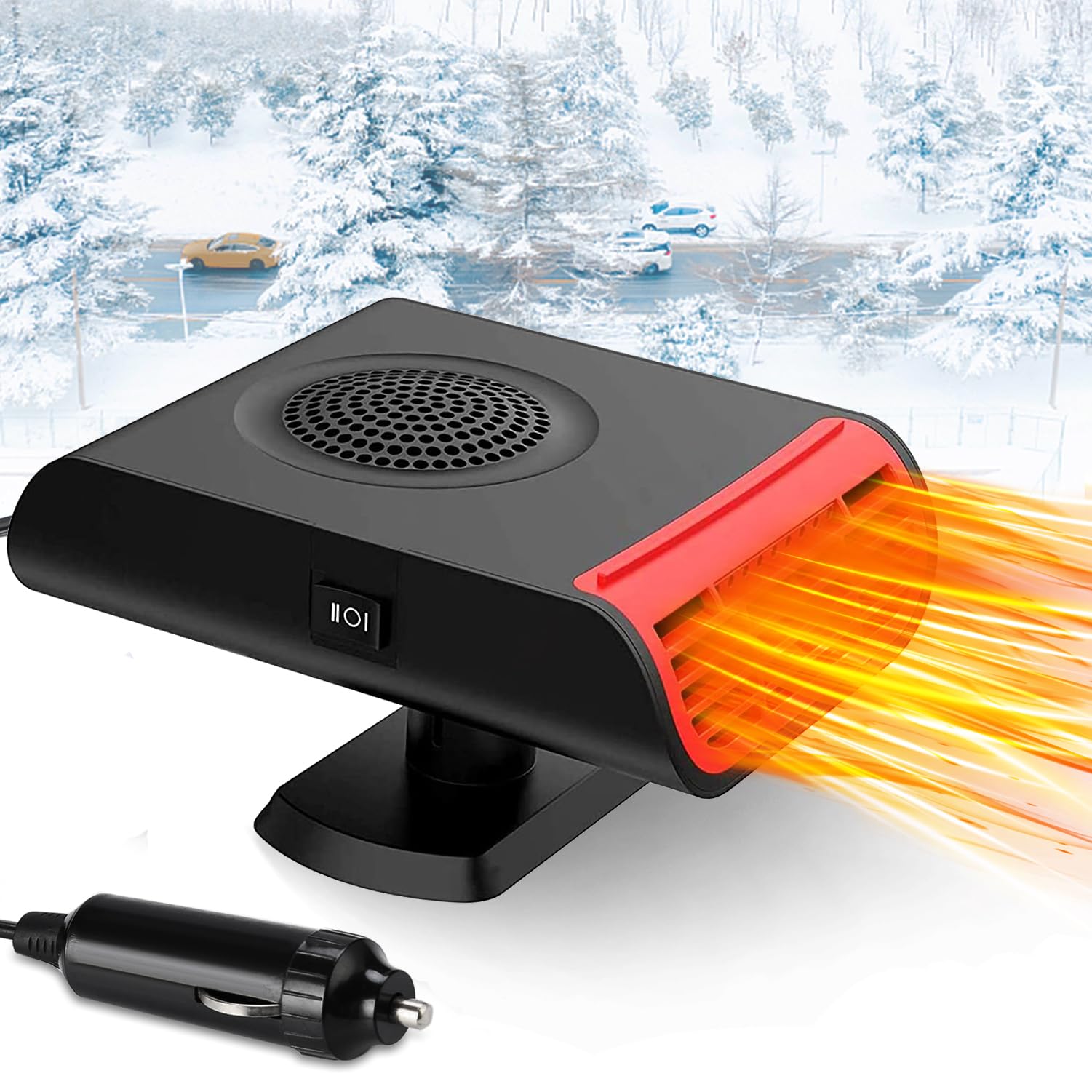 Car Defroster And Defogger 2024 Portable 12V Car Heater & Defroster - 3 ...
