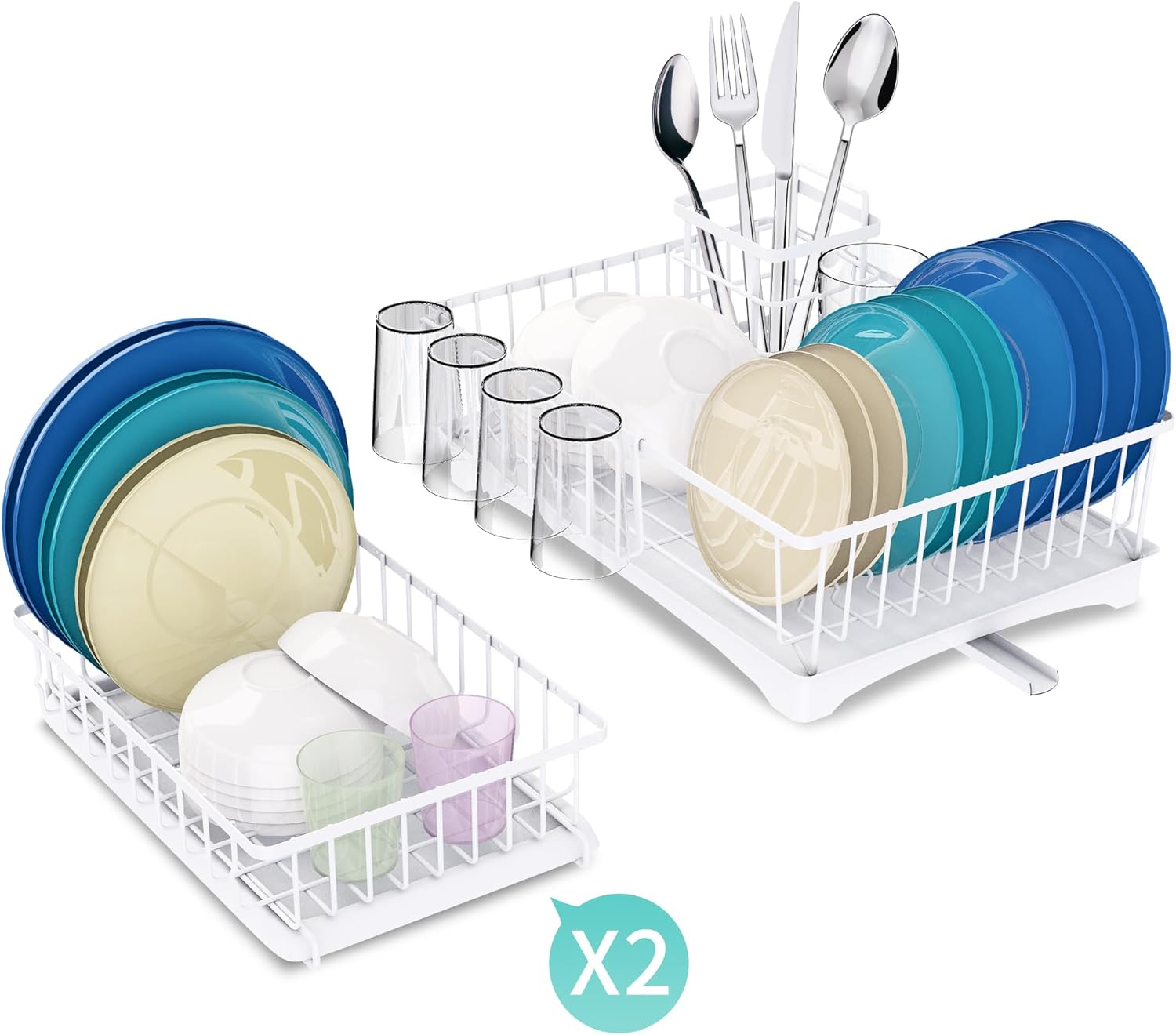 Amazon.com - TONLEA Dish Drying Rack, Stainless Steel Dish Racks for ...