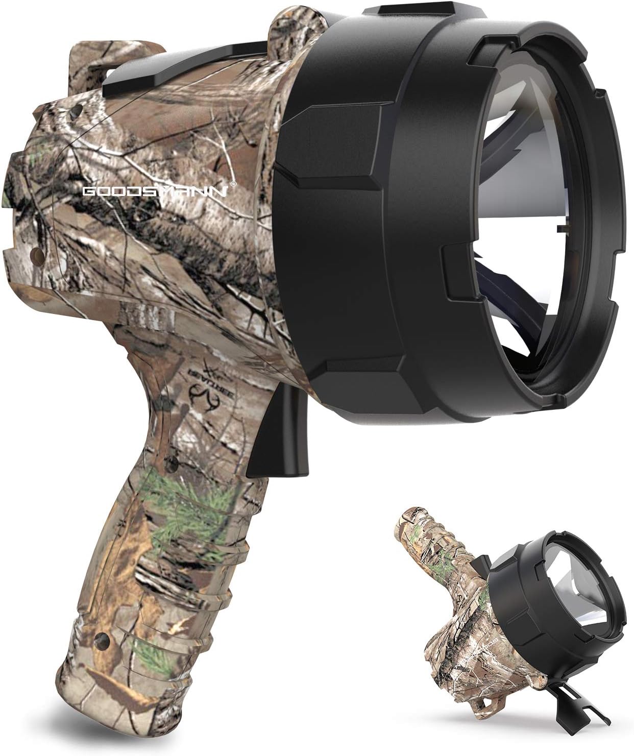 GOODSMANN 750 Lumen LED Rechargeable Spotlight Flashlight Portable ...