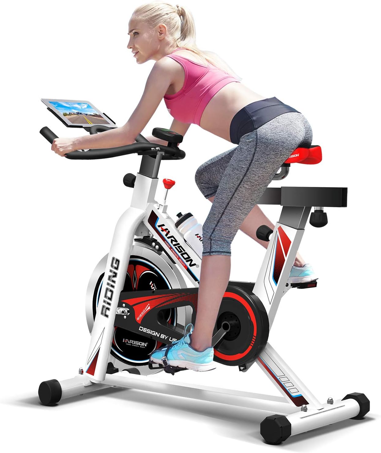 Amazon.com : HARISON Exercise Bike Stationary Bikes for Home Use Indoor ...