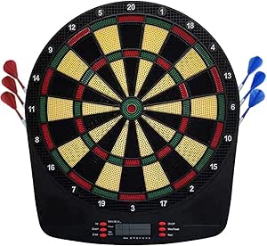 Amazon.com: Electronic Dart Board Cabinet Set Adult Electronic ...