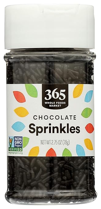 Amazon.com: 365 by Whole Foods Market, Sprinkles Chocolate, 2.75 Ounce ...