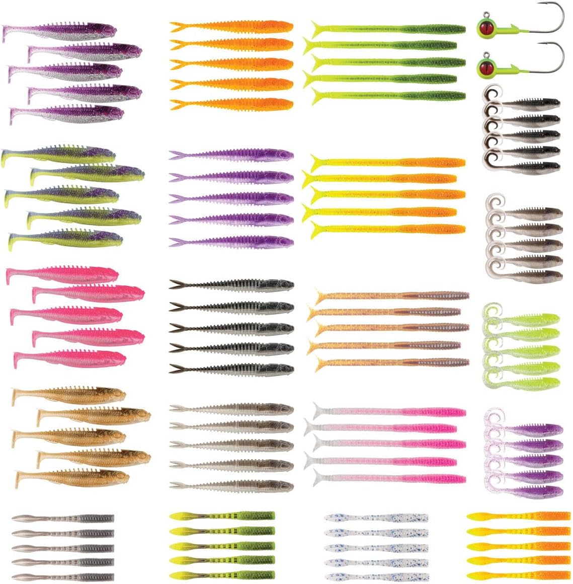 Amazon.com : Northland Fishing Tackle Eye Candy Soft Plastics Kit ...