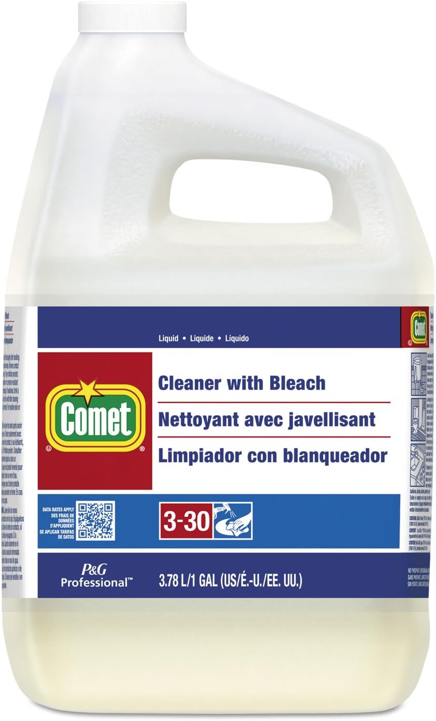 Amazon.com: Comet 02291 Cleaner with Bleach Liquid One Gallon Bottle ...