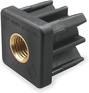 Amazon.com: Polyglass Filled Nylon Tube End Adaptor TE2-3D Square ...