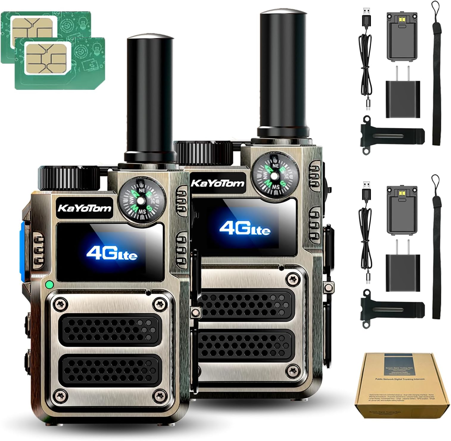 Amazon.com: Radios Unlimited Range Nationwide Global Walkie Talkie Long ...