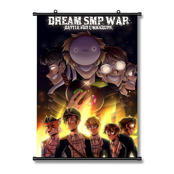 Buy Dream SMP Poster 1624 in Wall Art Wall Decor Dream SMP Merch(dream1 ...