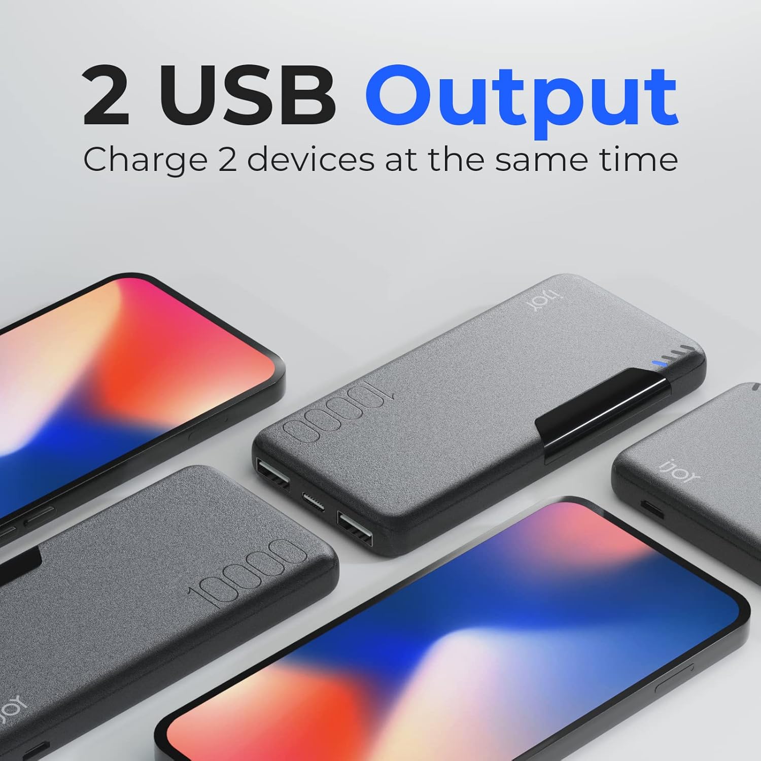 iJoy 10000mAh Portable Charger Power Bank User Manual