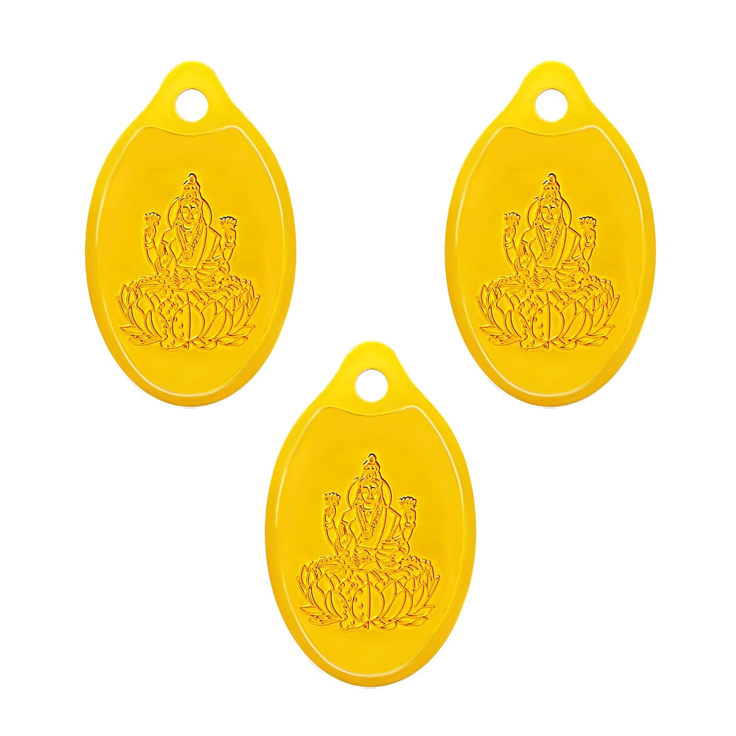 Muthoot PAPPACHAN Swarnavarsham 24K (999) Combo Gold Oval Lakshmi ...