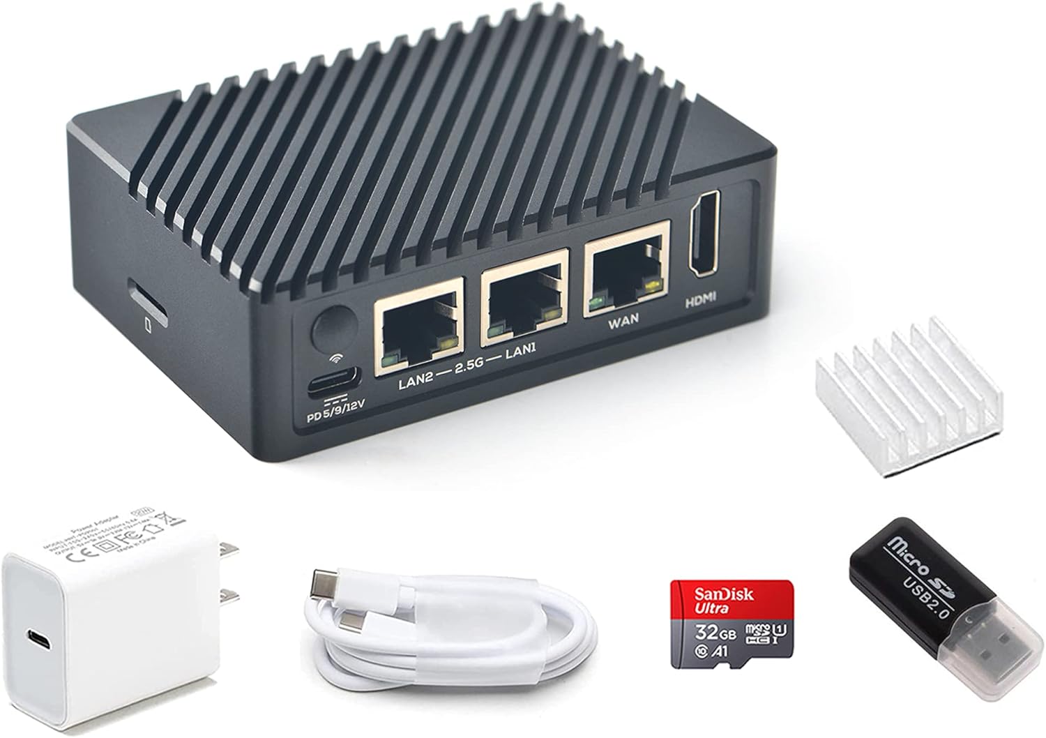 FriendlyElec Nanopi R5S Mini-Router OpenWRT mit DREI Gbit/s Ethernet ...