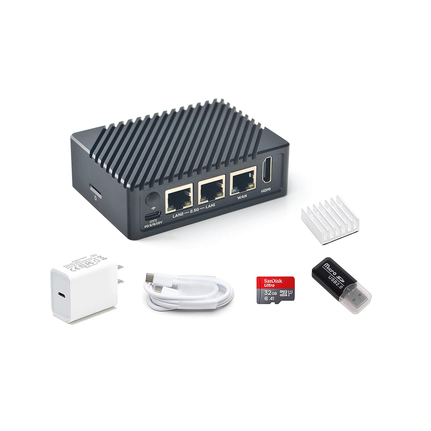 FriendlyElec Nanopi R5S Mini Router OpenWRT with Three Gbps Ethernet ...