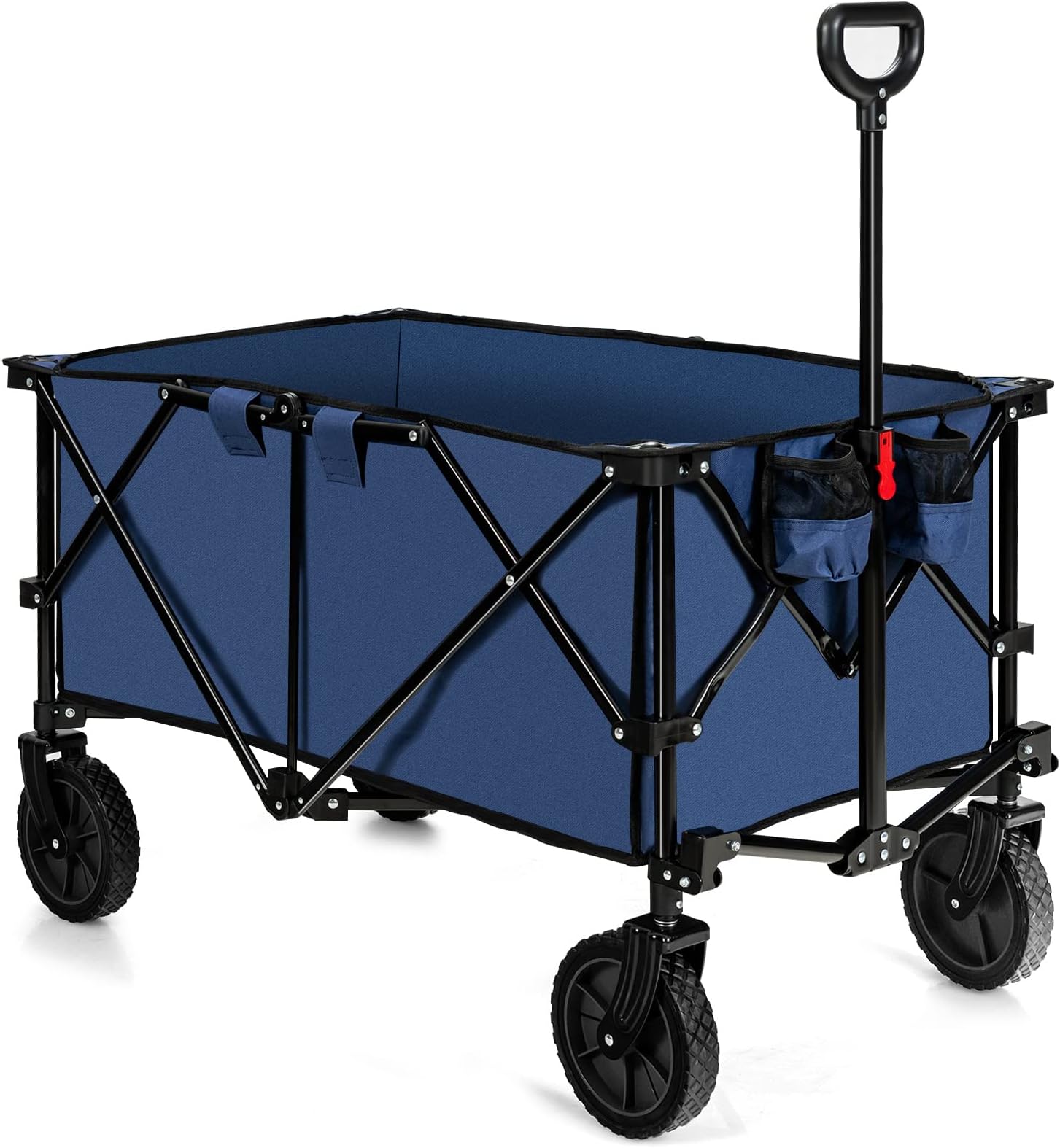 Amazon.com : Uline foldable Utility Wagon Red with wheels and handle ...