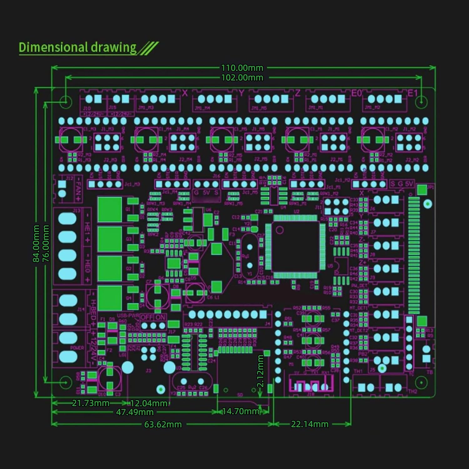 YUJIEE 3D Printer Control Board with TFT 3.5 Inch Touchscreen: An In ...