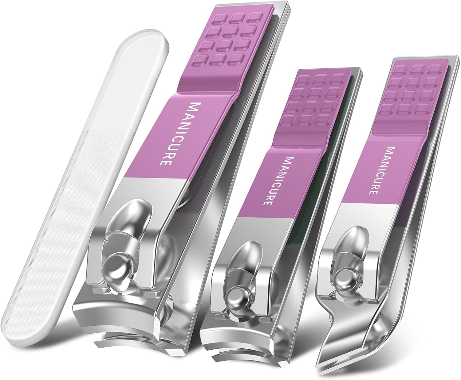 Amazon.com : WONSIM Nail Clippers Set 4 PCS, Ultra Sharp Sturdy ...