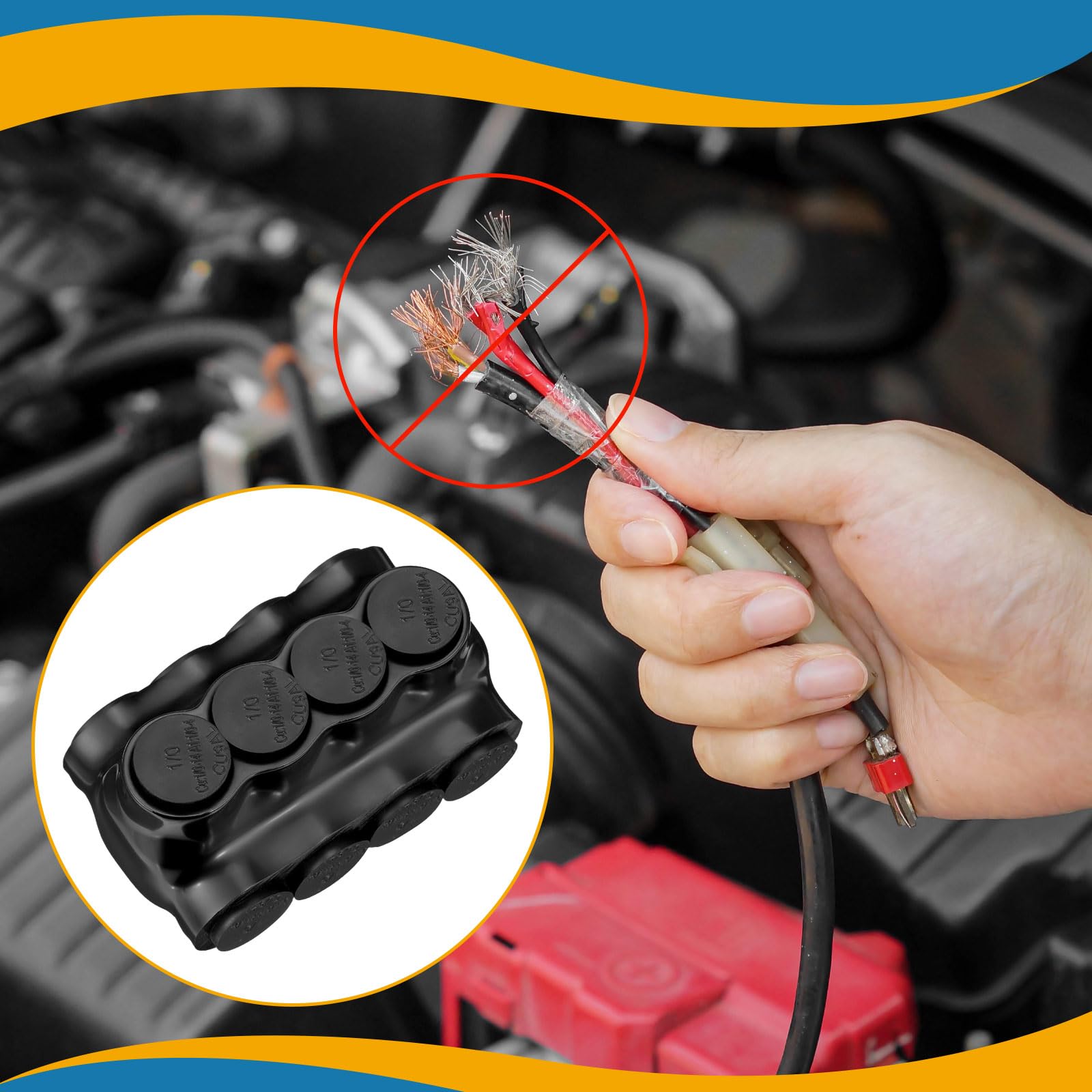 Snapklik.com : Copkim 5 Pack Multi Cable Connectors